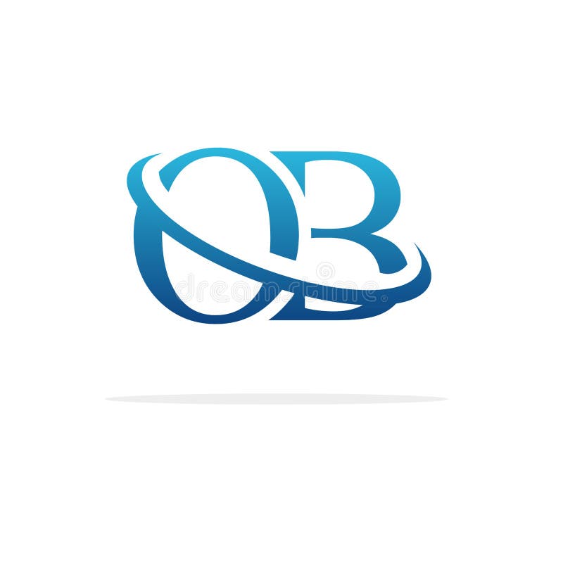 Creative OB Logo Icon Design Stock Vector - Illustration of internet ...