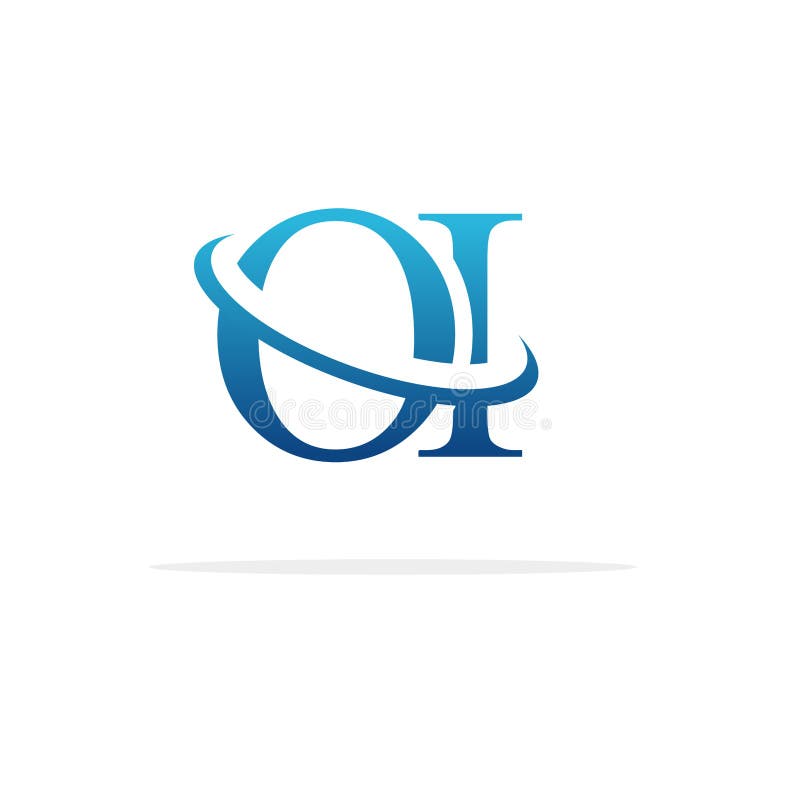 Creative OI Logo Icon Design Stock Vector - Illustration of clean, word ...