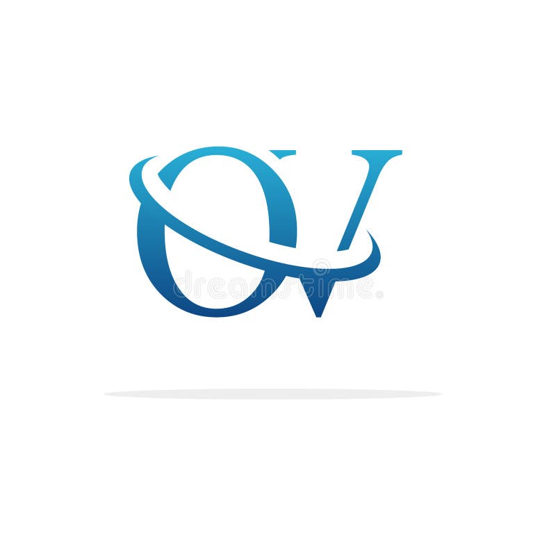 Creative OV Logo Icon Design Stock Vector - Illustration of creative ...