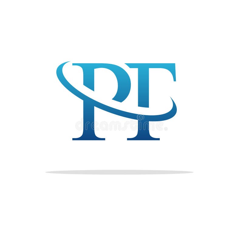 Creative PT Logo Icon Design Stock Vector - Illustration of concept ...