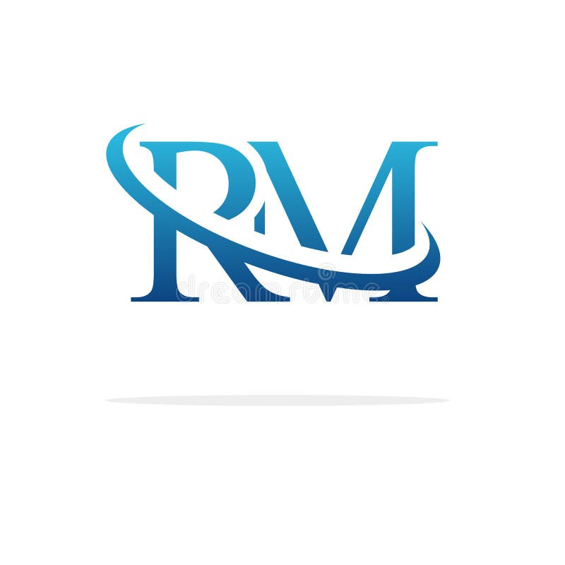 Creative RM Logo Icon Design Stock Vector - Illustration of alphabet ...