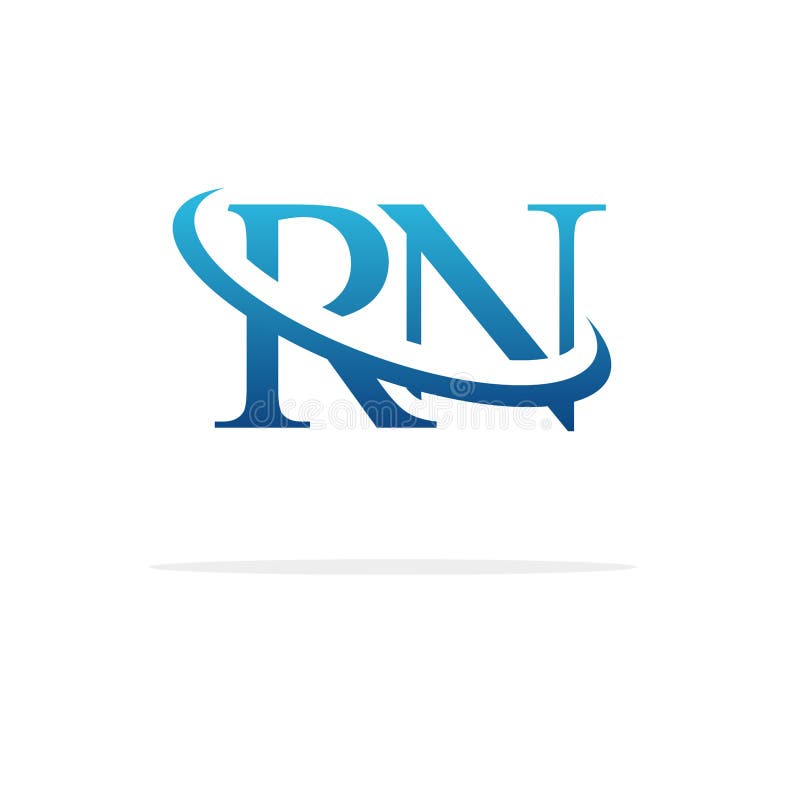 Creative RN Logo Icon Design Stock Vector - Illustration of abstract ...