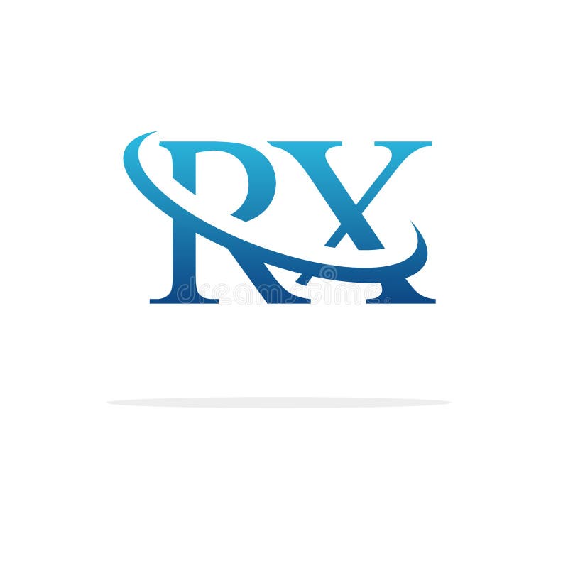 Creative RX Logo Icon Design Stock Vector - Illustration of alphabet ...