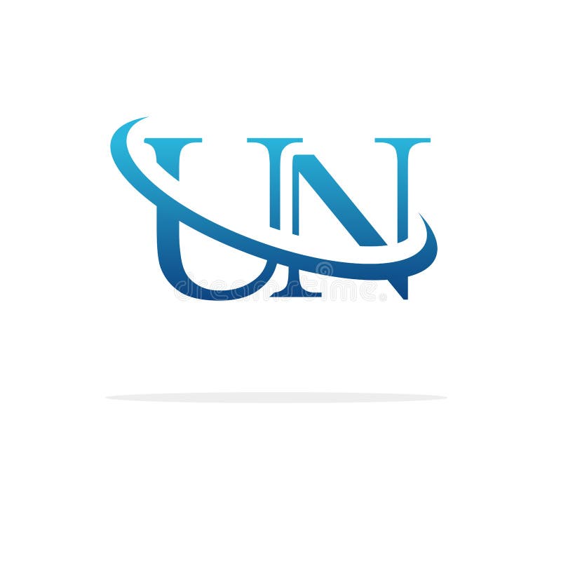 Creative UN Logo Icon Design Stock Vector - Illustration of sign, clean ...