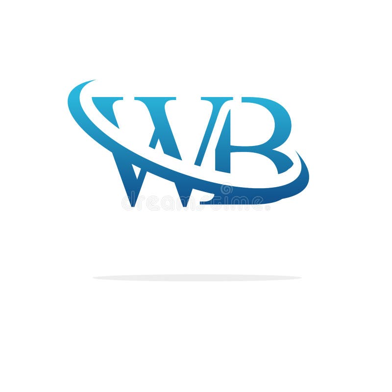 Creative WB Logo Icon Design Stock Vector - Illustration of word ...