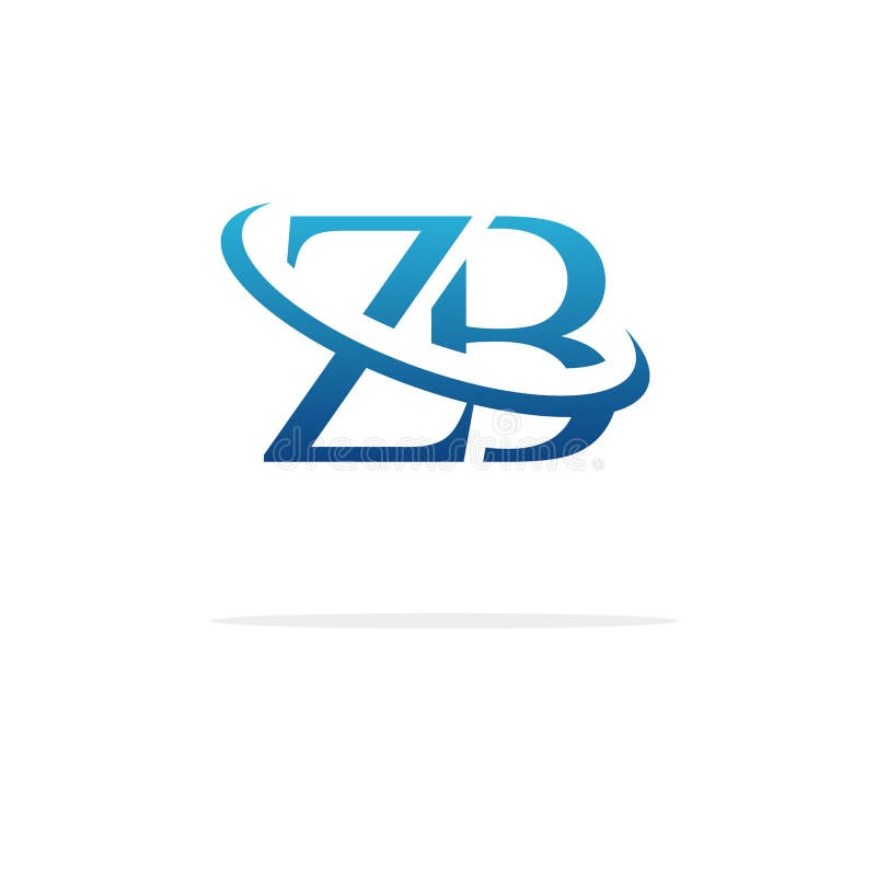 Creative ZB Logo Icon Design Stock Vector - Illustration of design ...