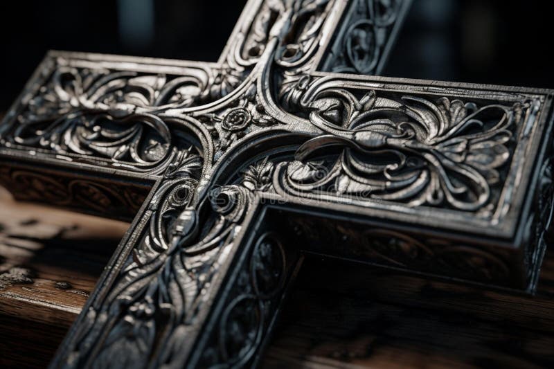 Simplistic cross stock illustration. Illustration of cross - 294713131