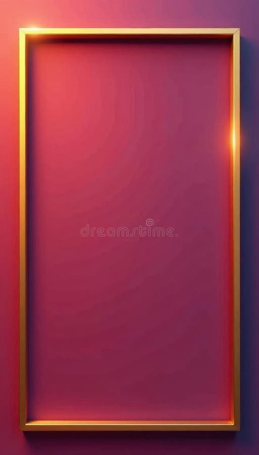 Simple Clean Gold Rectangle Frame, Thin Lines , Golden, Border, Minimal ...