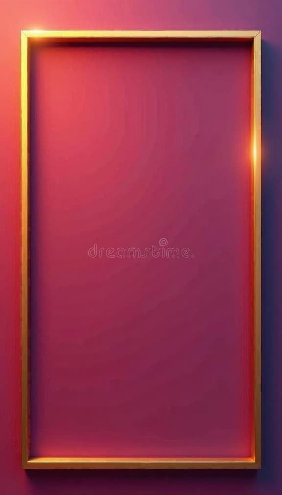 Simple Clean Gold Rectangle Frame, Thin Lines , Golden, Border, Minimal ...