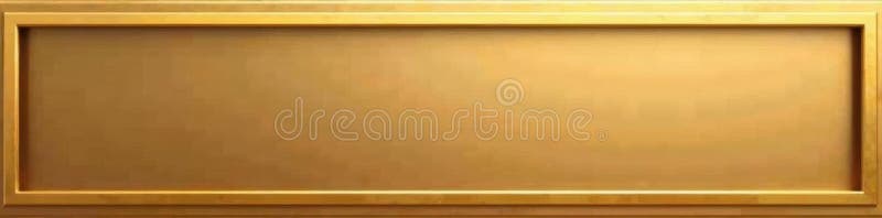 Simple Clean Gold Rectangle Frame, Thin Profile, Empty, Clean Stock ...