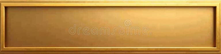Simple Clean Gold Rectangle Frame, Thin Profile, Empty, Clean Stock ...