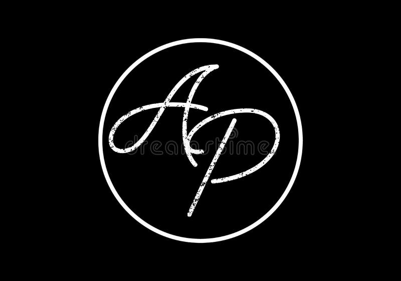 Simple and Clean Graphic of AP Initial Letter Stock Vector ...