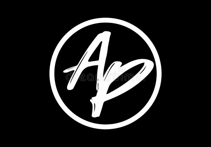 Simple and Clean Graphic of AP Initial Letter Stock Vector ...