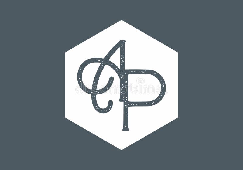 Simple and Clean Graphic of AP Initial Letter Stock Vector ...