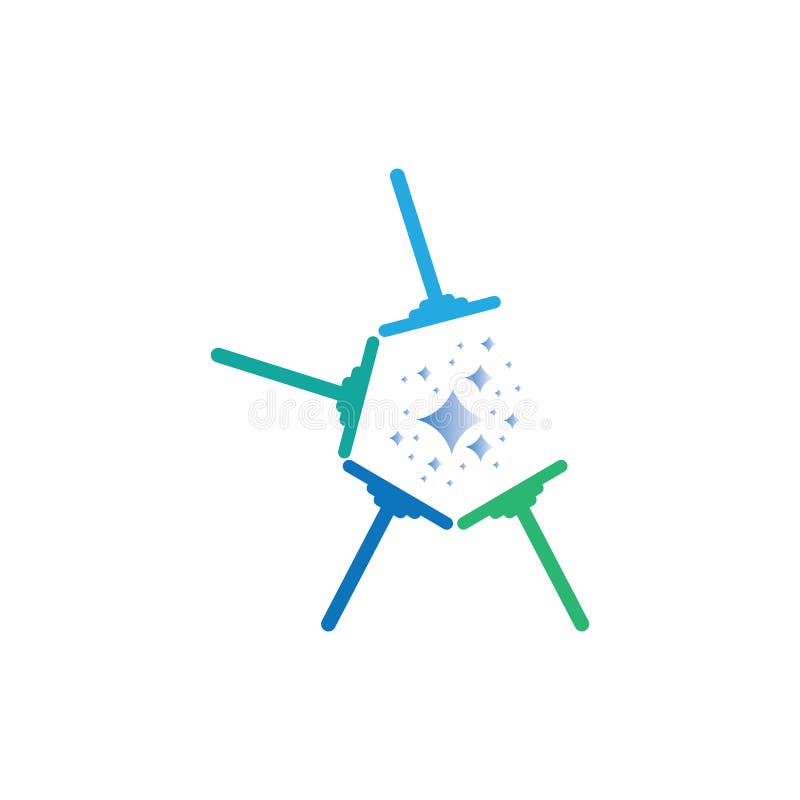 Simple Clean Symbol Vector Logo Stock Vector - Illustration of bacteria ...