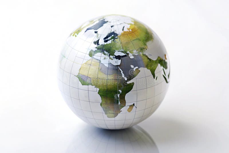 White Globe on White Background Stock Illustration - Illustration of ...