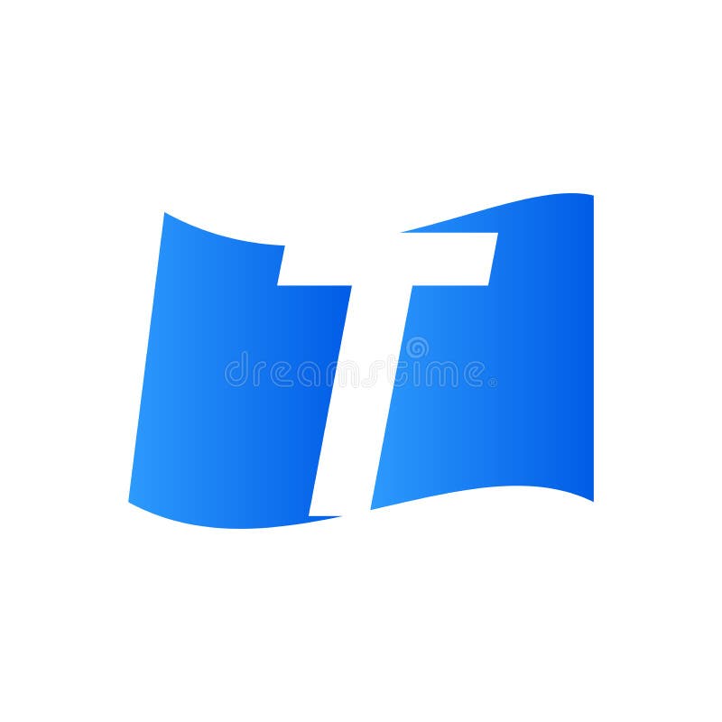 Letter T Racing Flag Logo Stock Illustrations – 39 Letter T Racing Flag ...