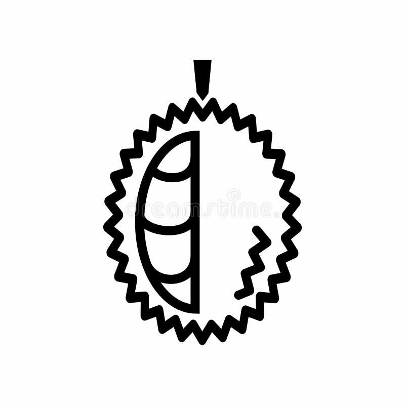 Durian Outline Stock Illustrations – 552 Durian Outline Stock ...