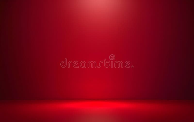 Simple Clean Red Background with Gradient Texture Stock Illustration ...