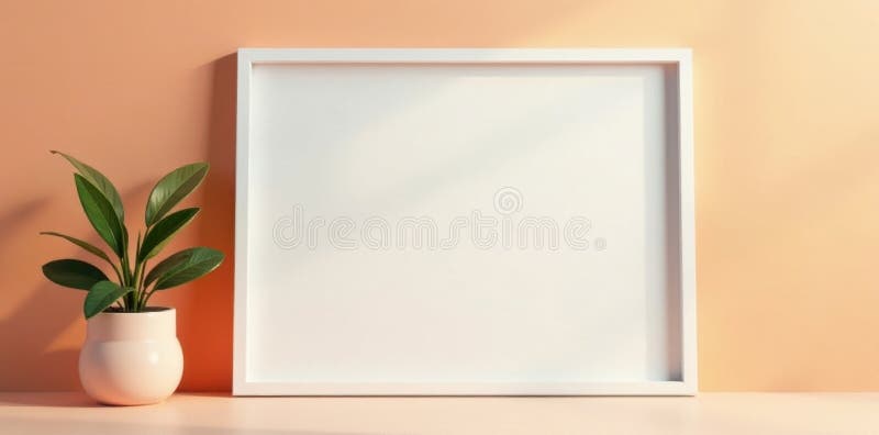 Simple, Clean White Frames Against Bright Background, Decor ...