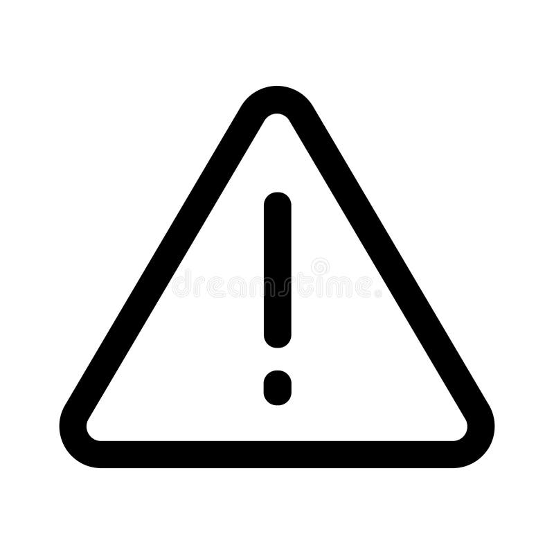 Warning Sign Line Drawing Stock Illustrations – 8,897 Warning Sign Line ...