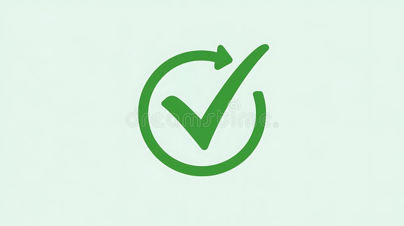 Simple and Clear Mark Icon Design Stock Illustration - Illustration of ...