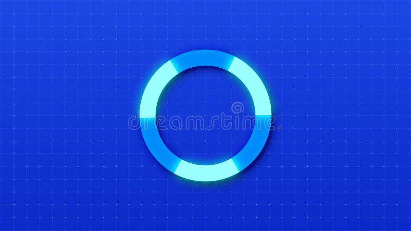 SIMPLE and CLEAN LOADING DIGITAL DOTS GRID MOVING in BG. Stock ...