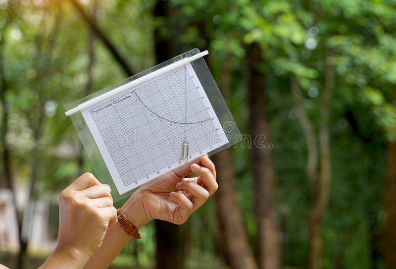A Simple Clinometer Made from Paper is a Device for Easily Measuring ...