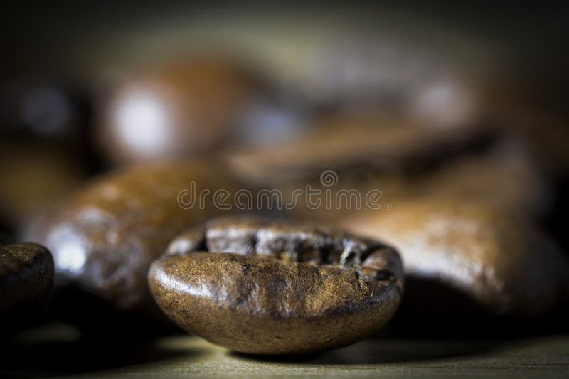 Simple Close-up of Coffee Beans without People Stock Image - Image of ...