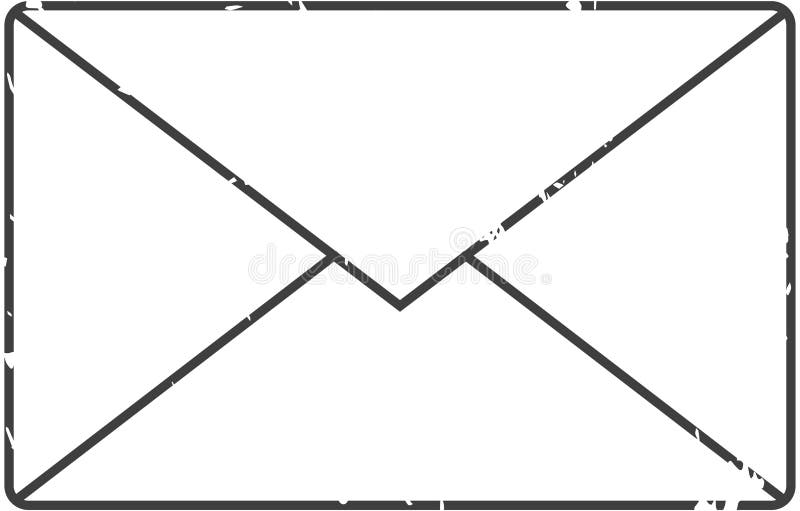 Simple Closed Envelope with Distressed Texture, Symbolizing Traditional ...