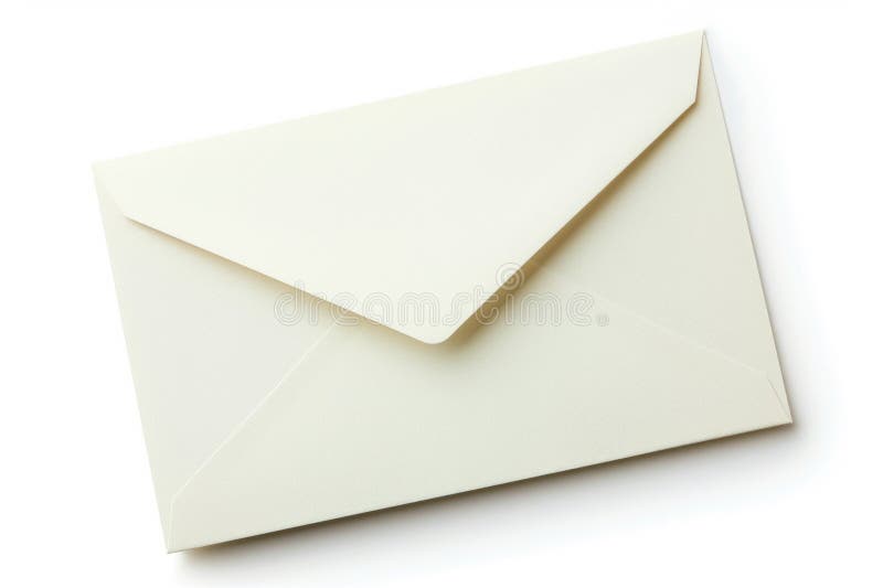A Simple, Closed Envelope with a White Background, Suitable for Use in ...