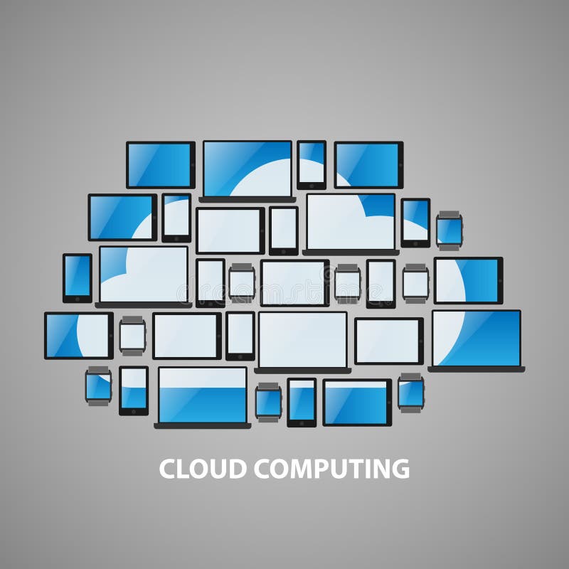 Stylized Cloud Representing Cloud Security Services with a Modern Digital Design Stock Image ...