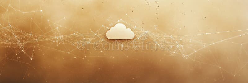 Simple Cloud Icon Represents Cloud Computing and Digital Storage ...