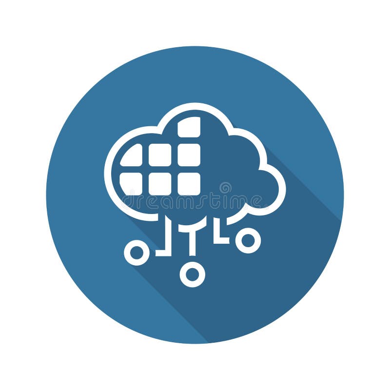 Simple Cloud Collection with Shadow. Set of Different Clouds. Icons and ...