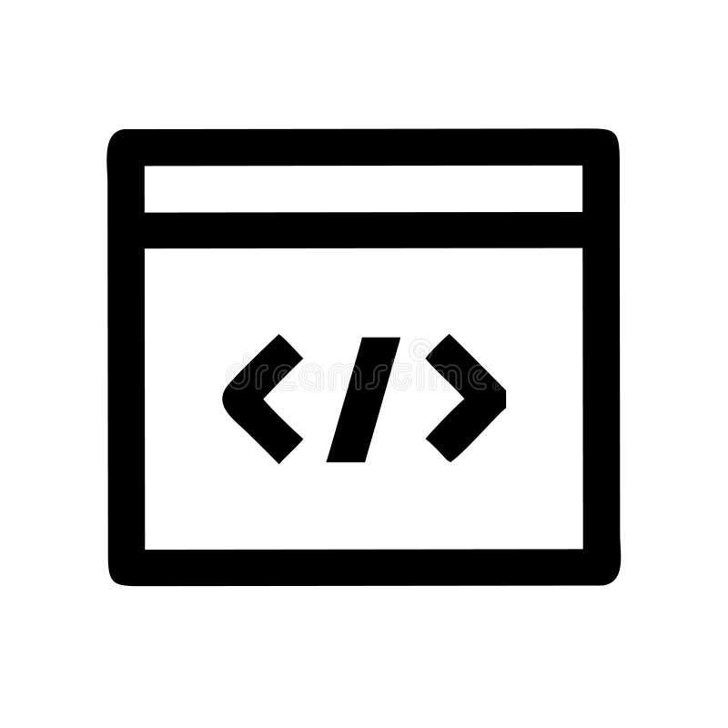 Simple QR Code on White Background. Represents Data Encryption, Digital Access, and Scanning ...