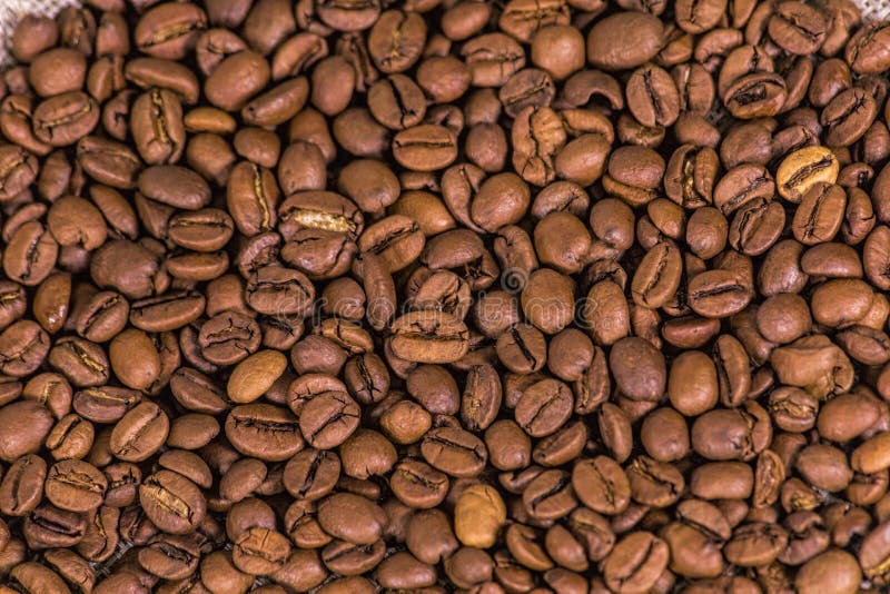 Simple Coffee Beans Background Stock Photo - Image of sack, simple ...