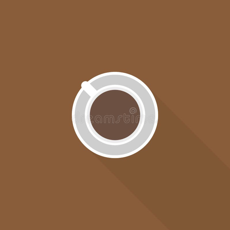 Simple coffee icon stock vector. Illustration of americano - 98662071