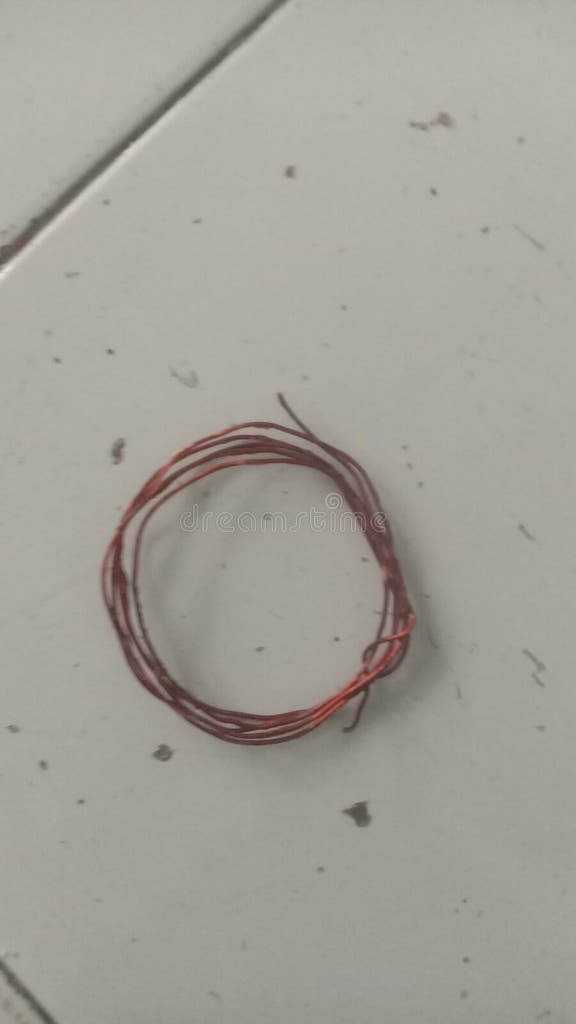 A simple coil of copper stock photo. Image of simple - 297642420