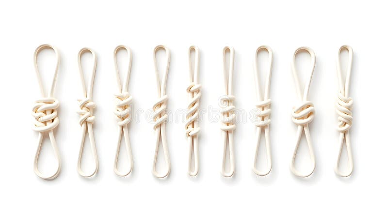 Simple Collection of String Knot Illustration Stock Illustration ...