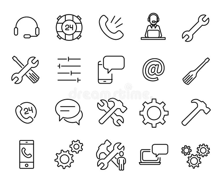 Technical Support Logo Stock Illustrations – 10,138 Technical Support ...