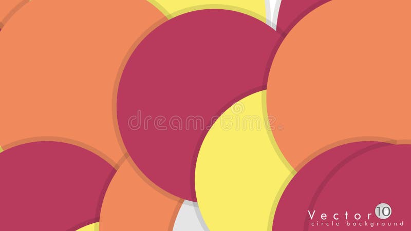Simple and Colorful Circles Background , Design Vector Stock Vector ...