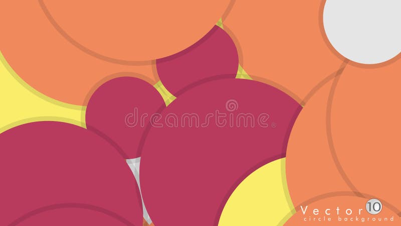 Simple and Colorful Circles Background , Design Vector Stock Vector ...