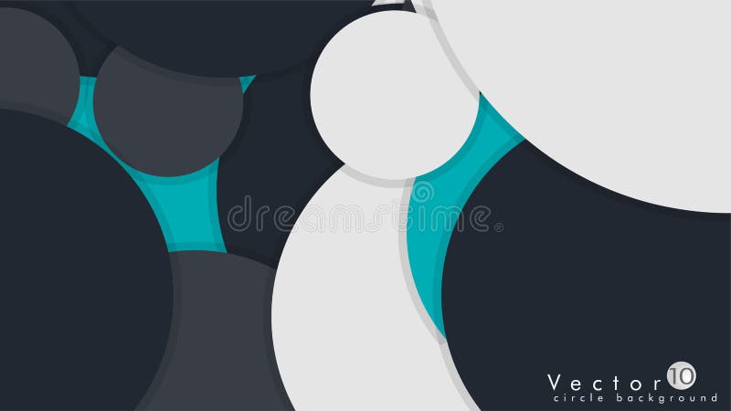 Simple and Colorful Circles Background , Design Vector Stock Vector ...