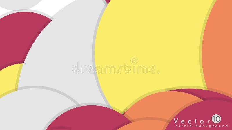 Simple and Colorful Circles Background , Design Vector Stock Vector ...