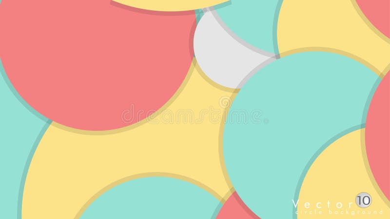 Simple and Colorful Circles Background , Design Vector - Stock Vector ...