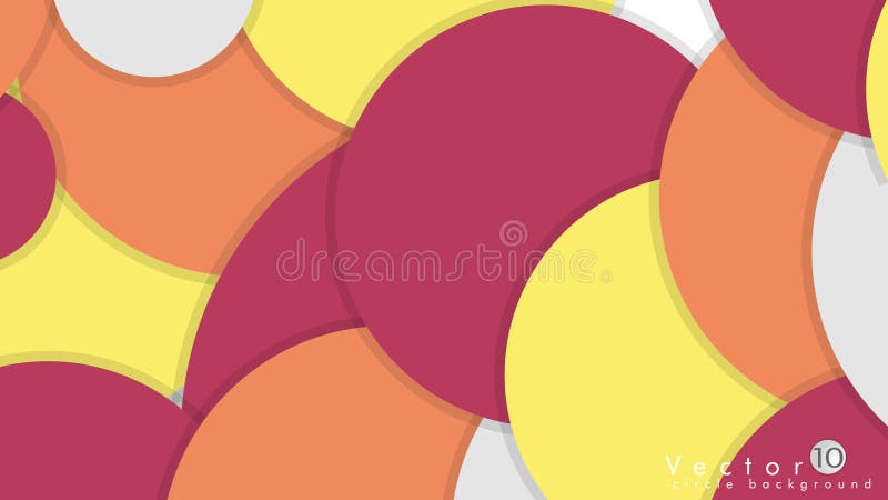 Simple and Colorful Circles Background , Design Vector Stock Vector ...