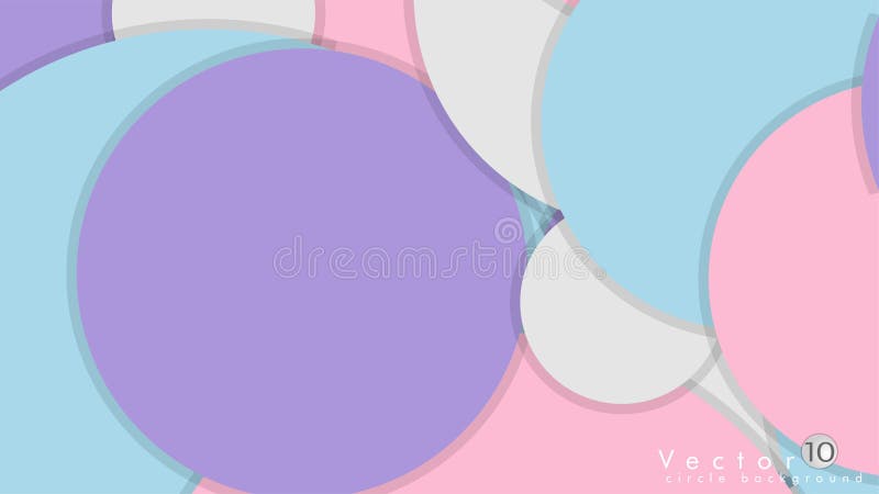 Simple and Colorful Circles Background , Design Vector Stock Vector ...