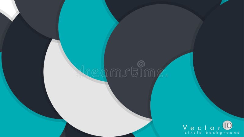Simple and Colorful Circles Background , Design Vector Stock Vector ...