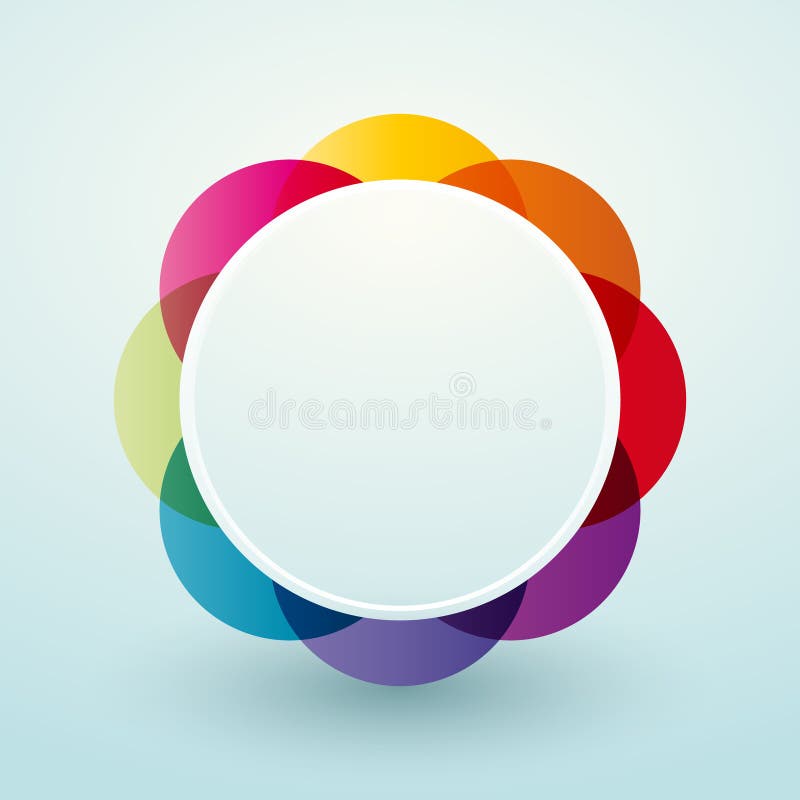 Abstract Circular Color Background Stock Illustration - Illustration of ...