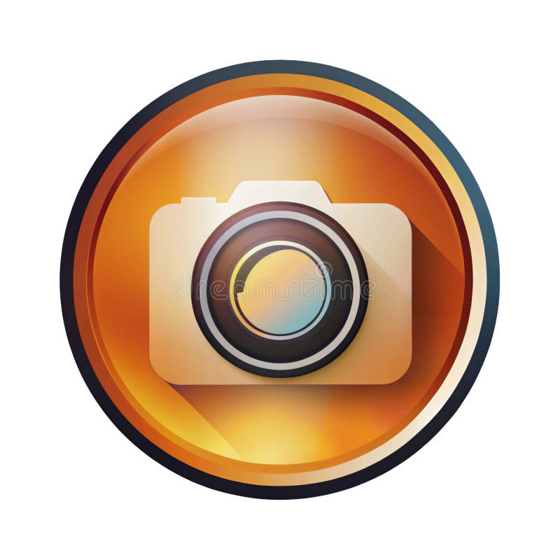 Simple Colorful Lens Camera Slr Logo Stock Image - Illustration of ...